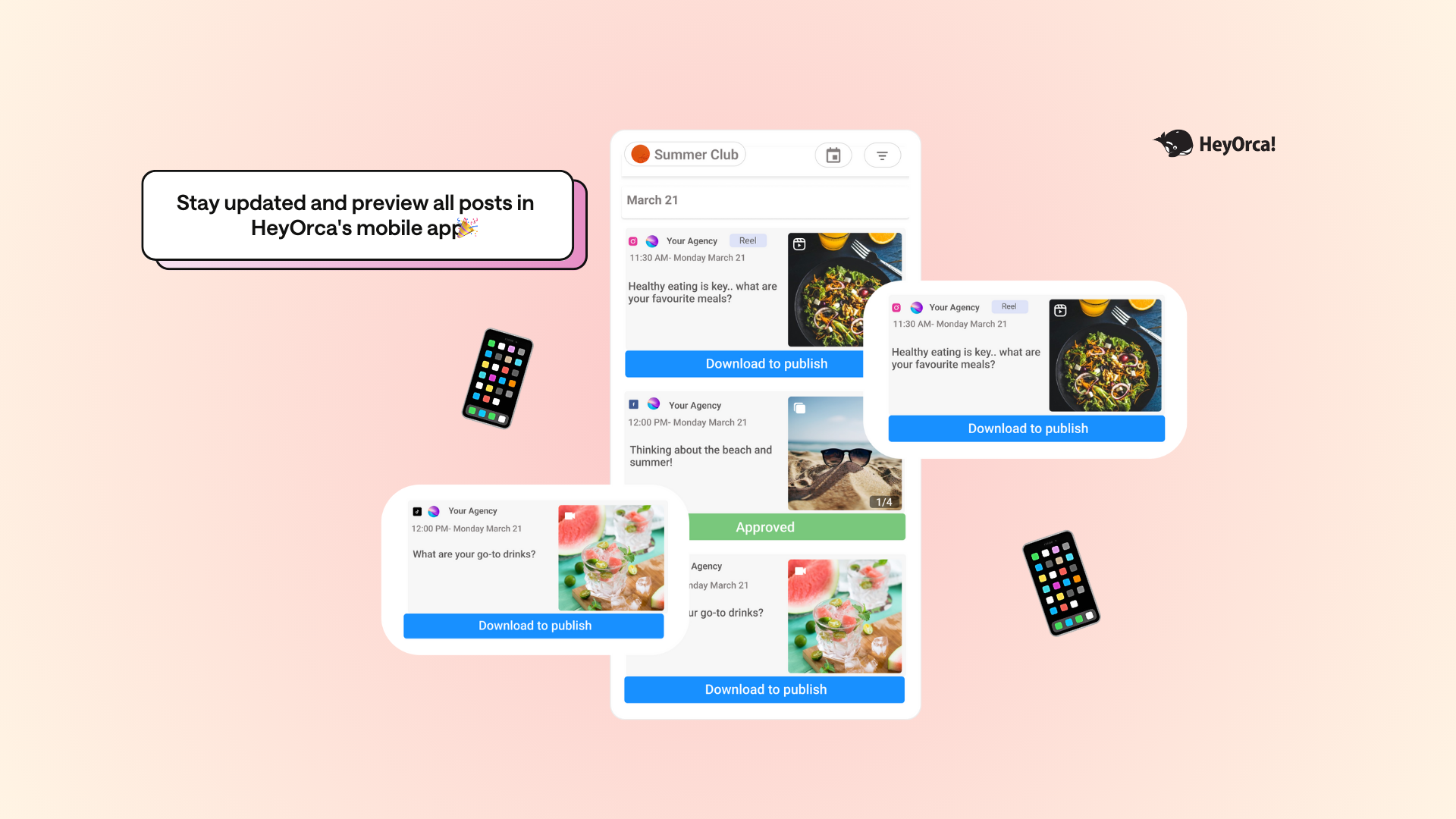 Stay Updated and Preview All Posts in HeyOrca's Mobile App | HeyOrca